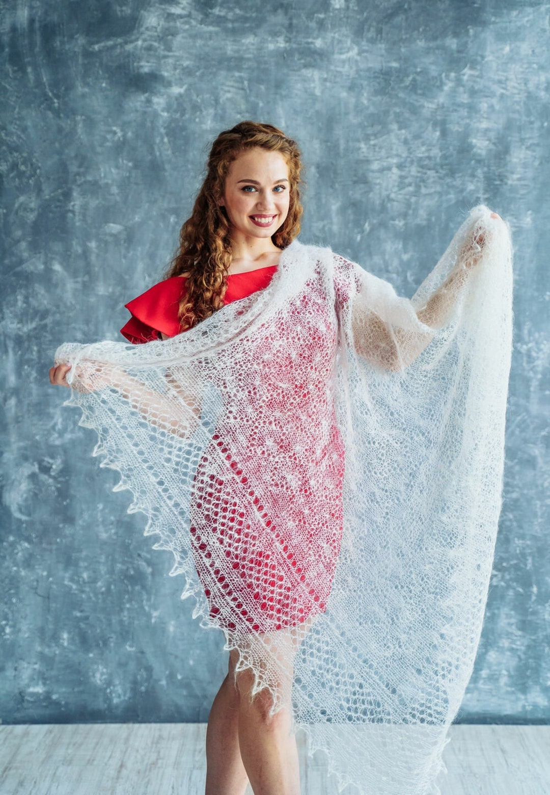 White Soft Downy Shawl, White Shawl, Bridal Shawl, Wedding,wrap, Cape ...