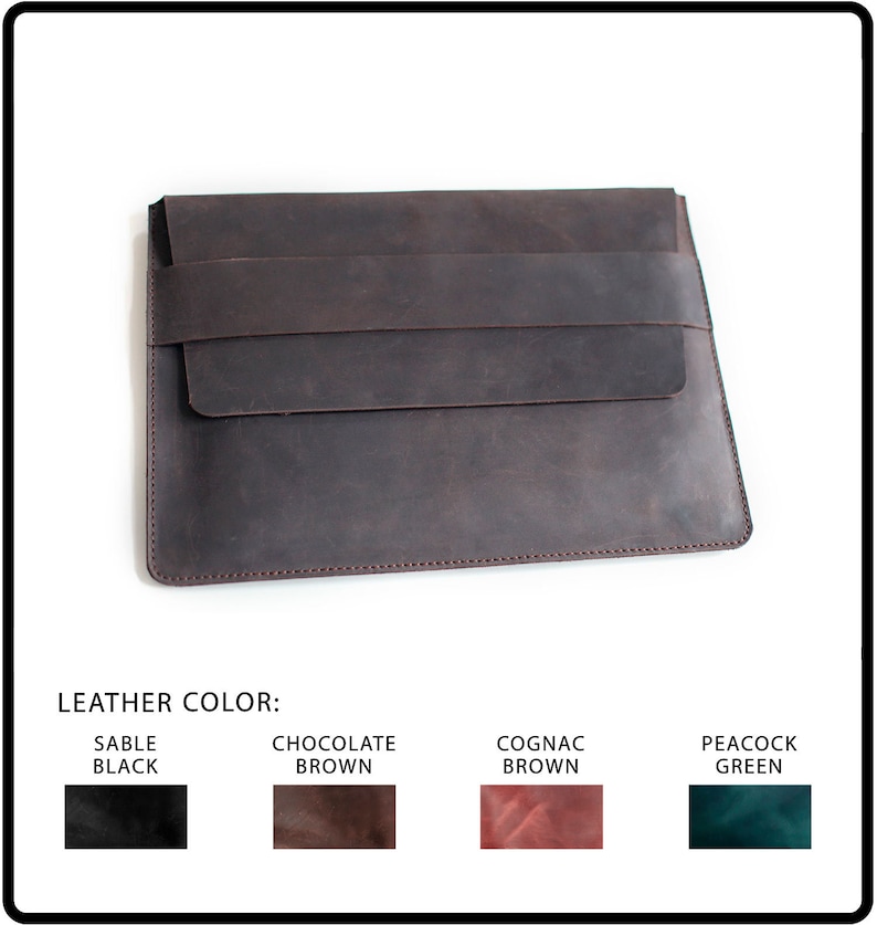 Macbook 12 Inch Case 15 Inch Laptop Sleeve Leather Laptop - Etsy