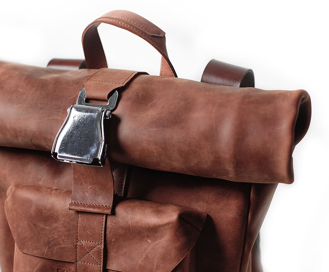 Leather Camera Bag DSLR Camera Backpack With Back Panel | Etsy