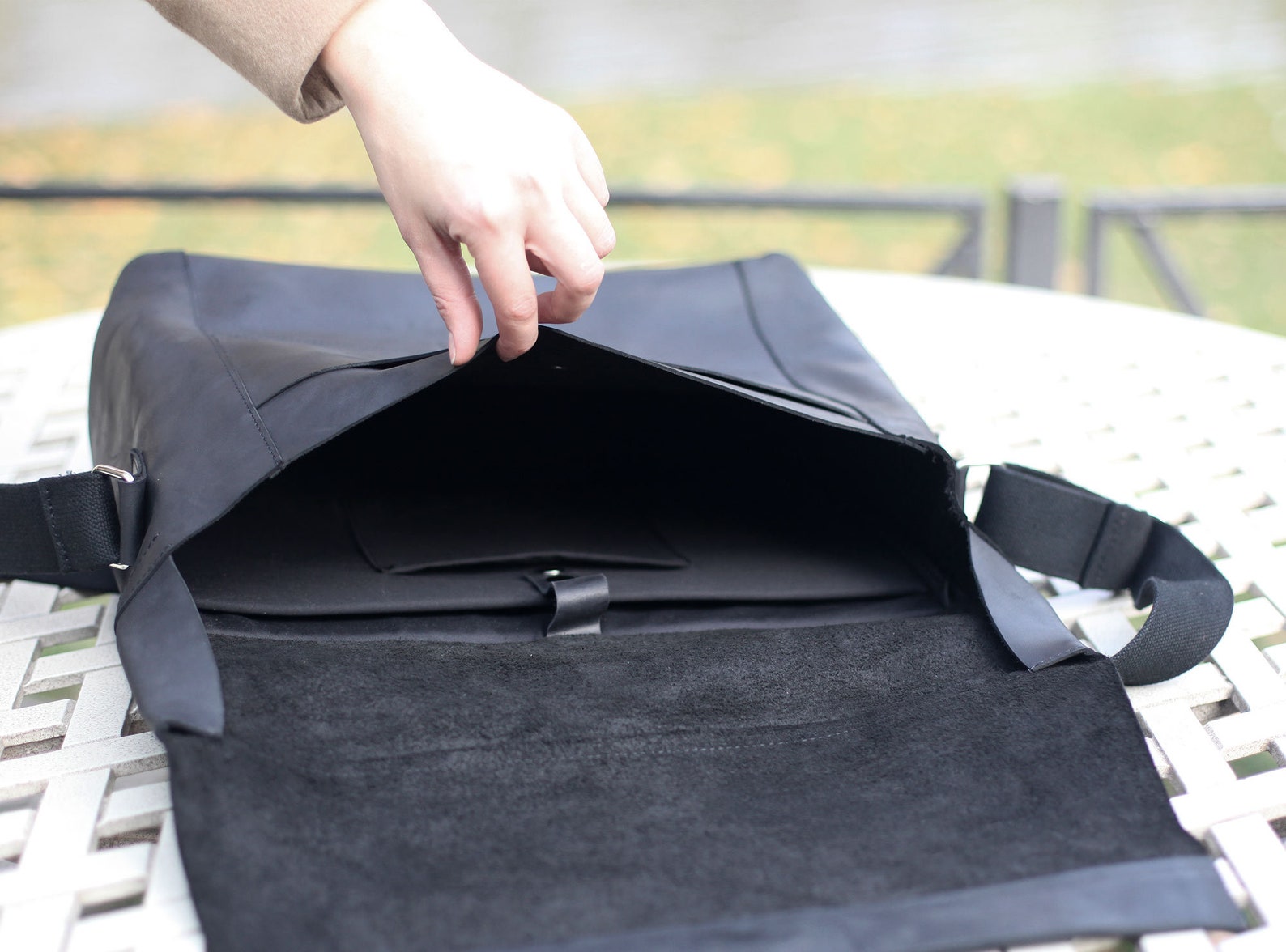 Leather Briefcase Men, Courier Bag, 15 Inch Laptop Briefcase LEATHER ...