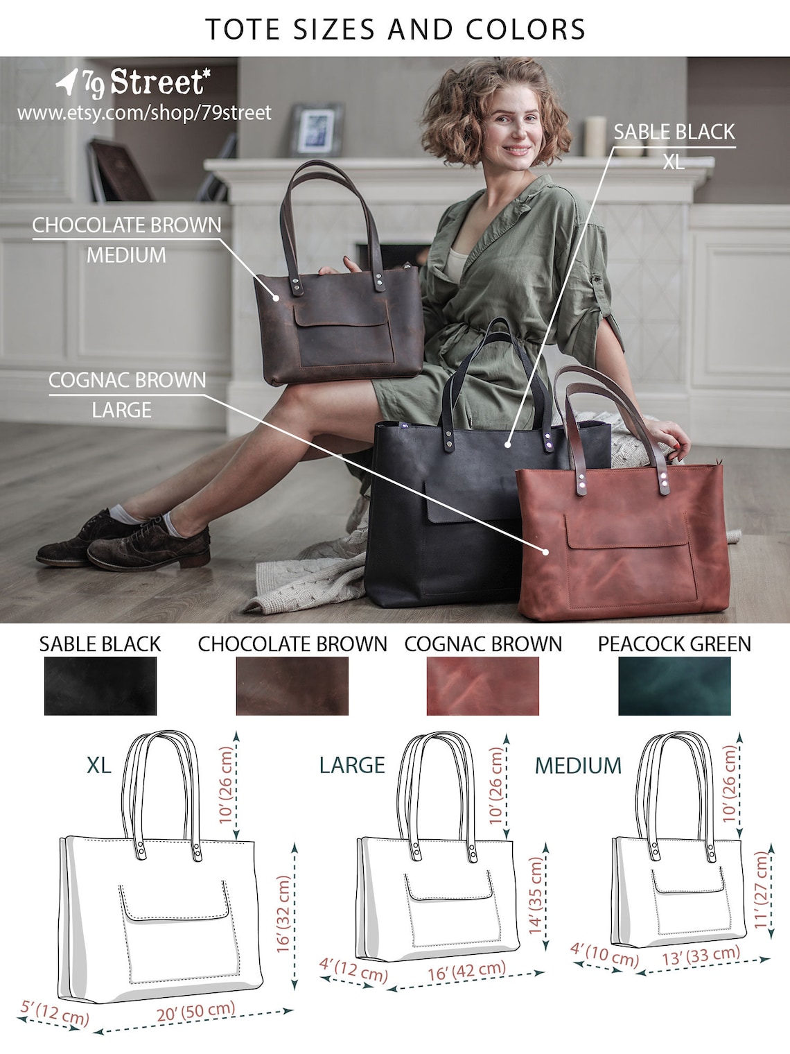 Leather Handbag 17 Inch Laptop Bag Women | Etsy