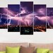 Lightning Wall Art Lightning Poster Nature Decor Sky Art - Etsy