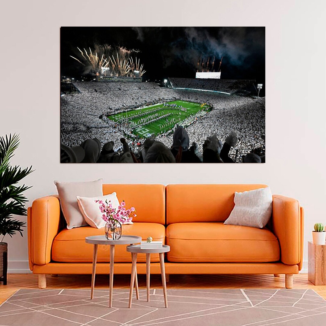 Beaver Stadium Large Wall Art, Penn State University Canvas Print ...