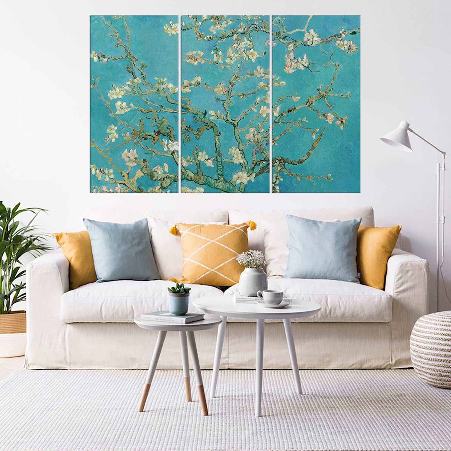 Van Gogh Almond Blossoms Van Gogh Decor Flower Canvas Artwork Large Art ...