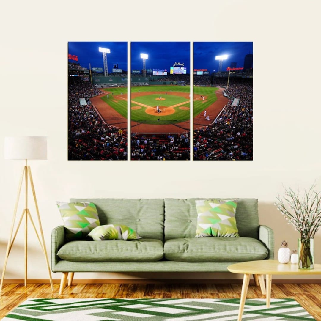 Fenway Park Large Wall Art, Boston Print on Canvas Design, Sport ...