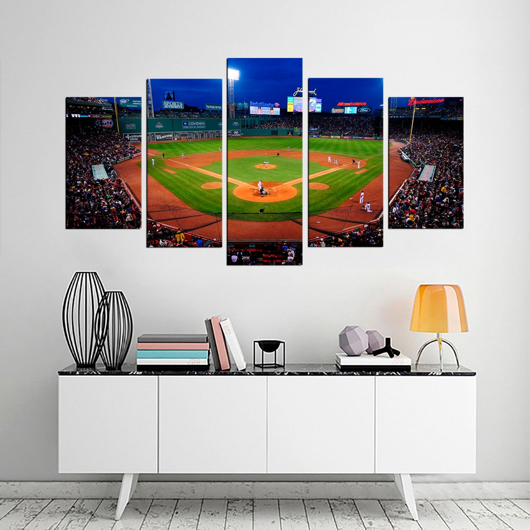 Fenway Park Large Wall Art, Boston Print on Canvas Design, Sport ...