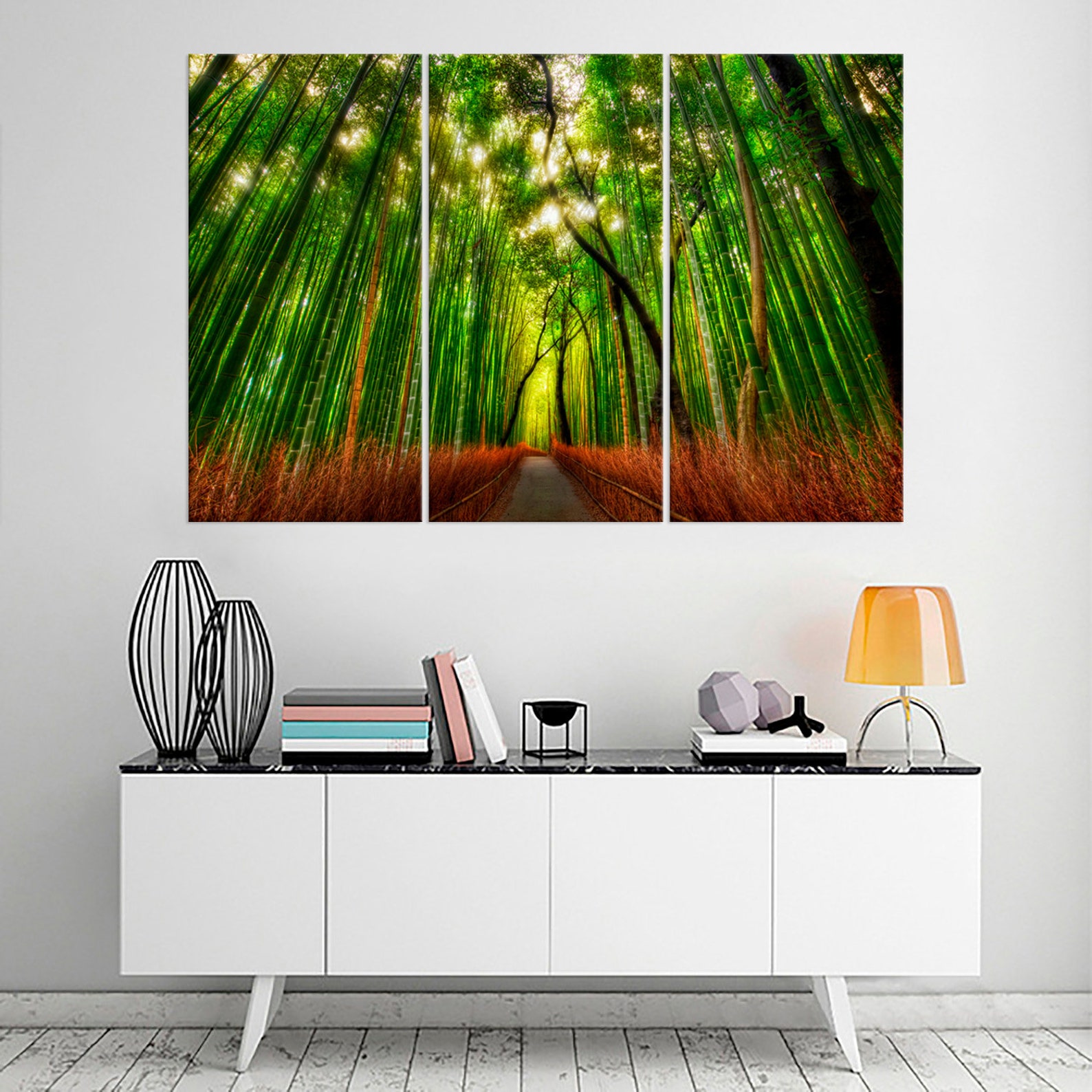Forest Print Nature Art Large Wall Art Tree Decor Landscape - Etsy