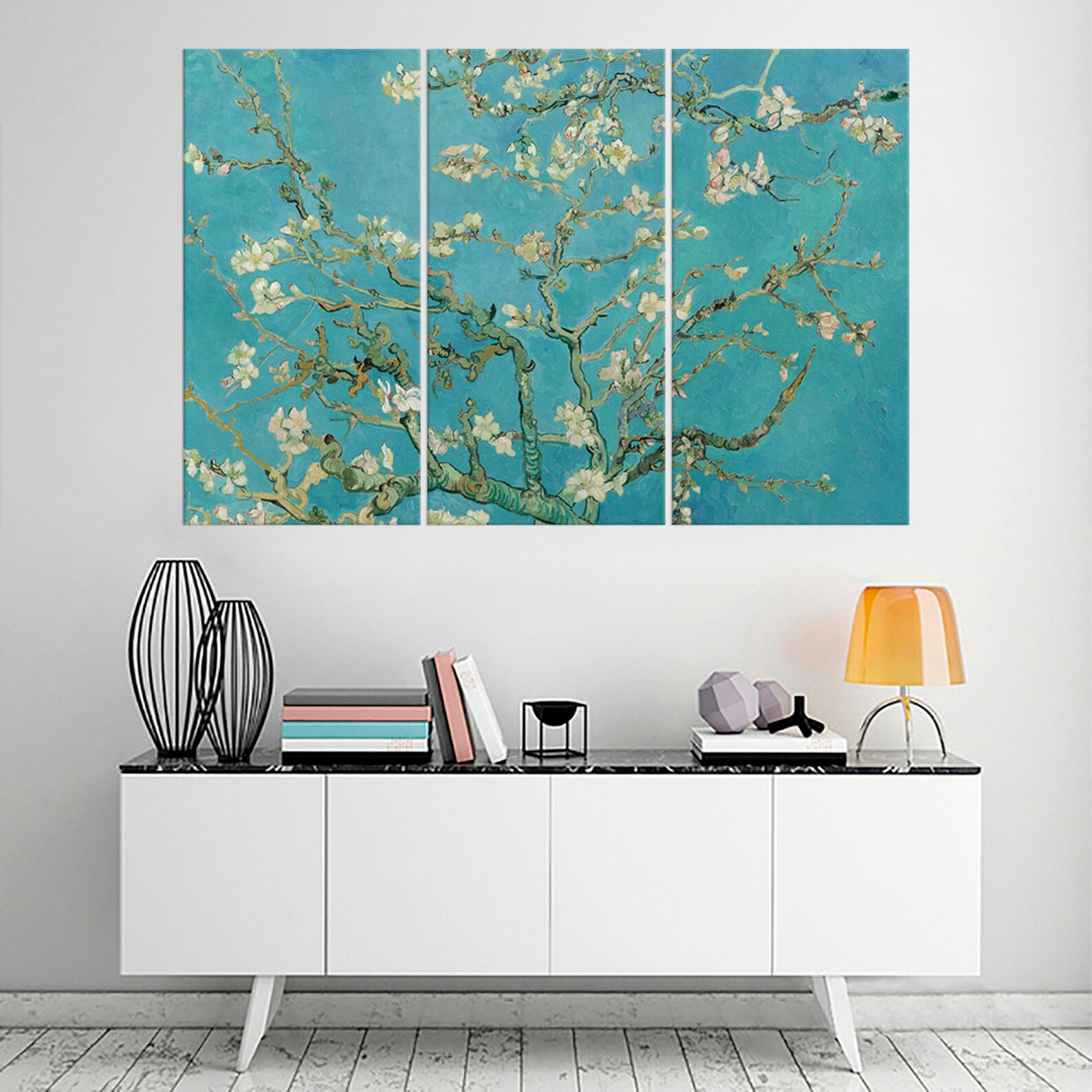 Van Gogh Almond Blossoms Van Gogh Decor Flower Canvas Artwork Large Art ...