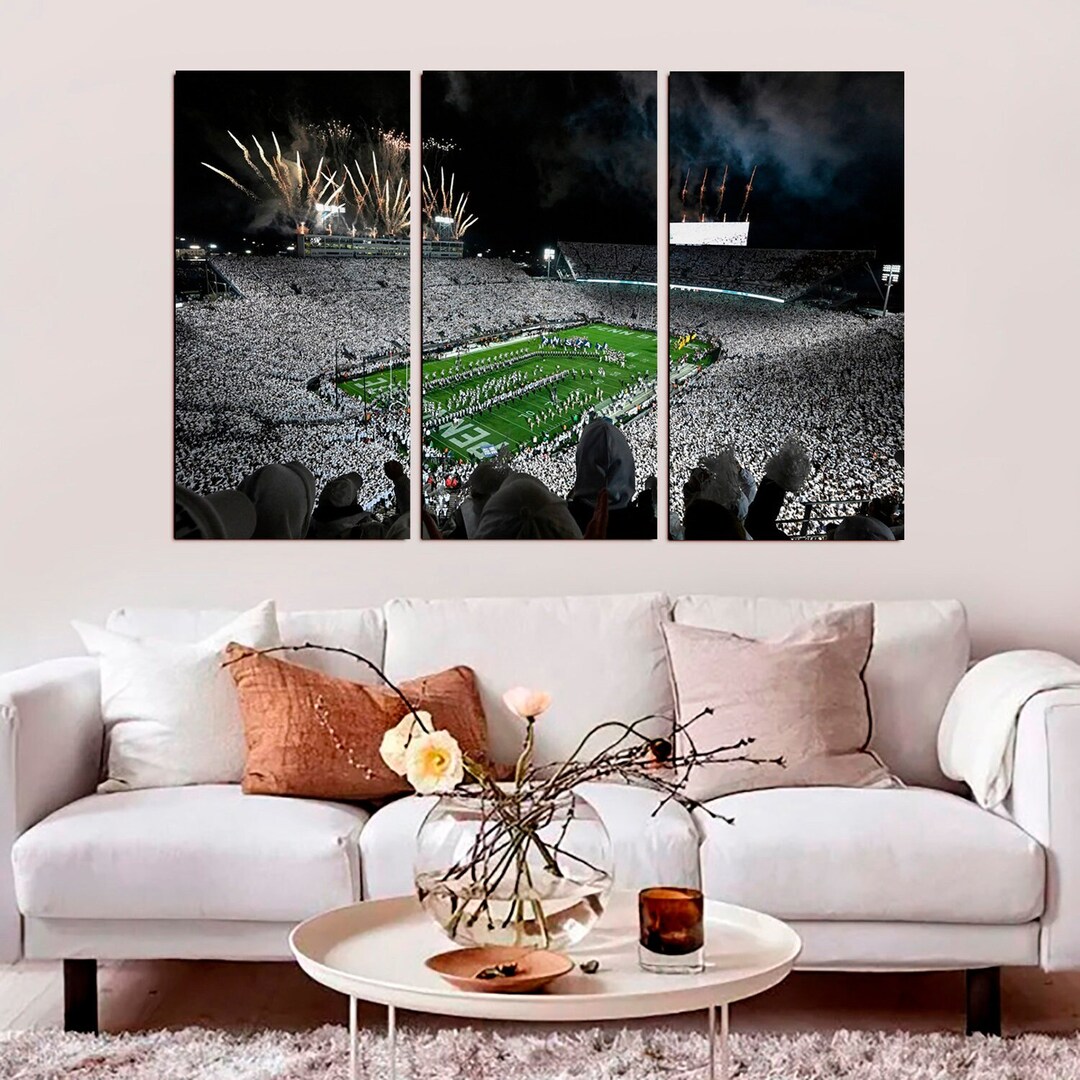 Beaver Stadium Large Wall Art, Penn State University Canvas Print ...