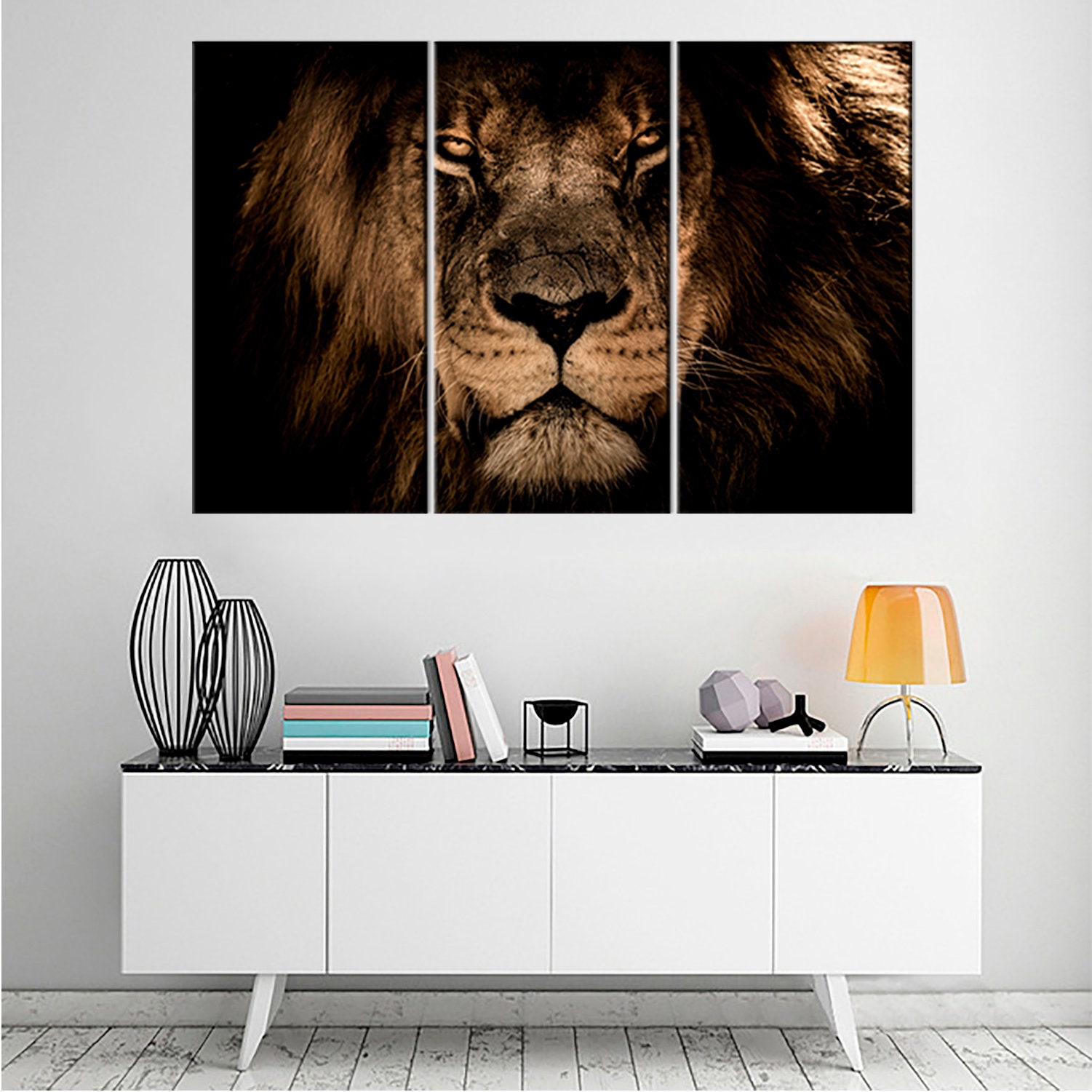 Lion Print Animal Print Wild Life Photo Animal Wall Art | Etsy
