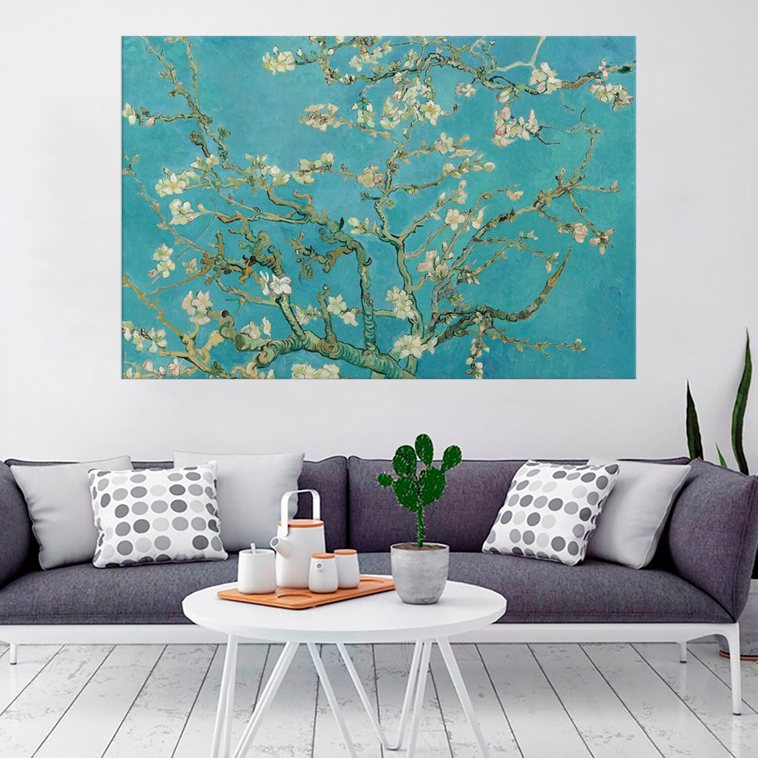Van Gogh Almond Blossoms Van Gogh Decor Flower Canvas Artwork Large Art ...
