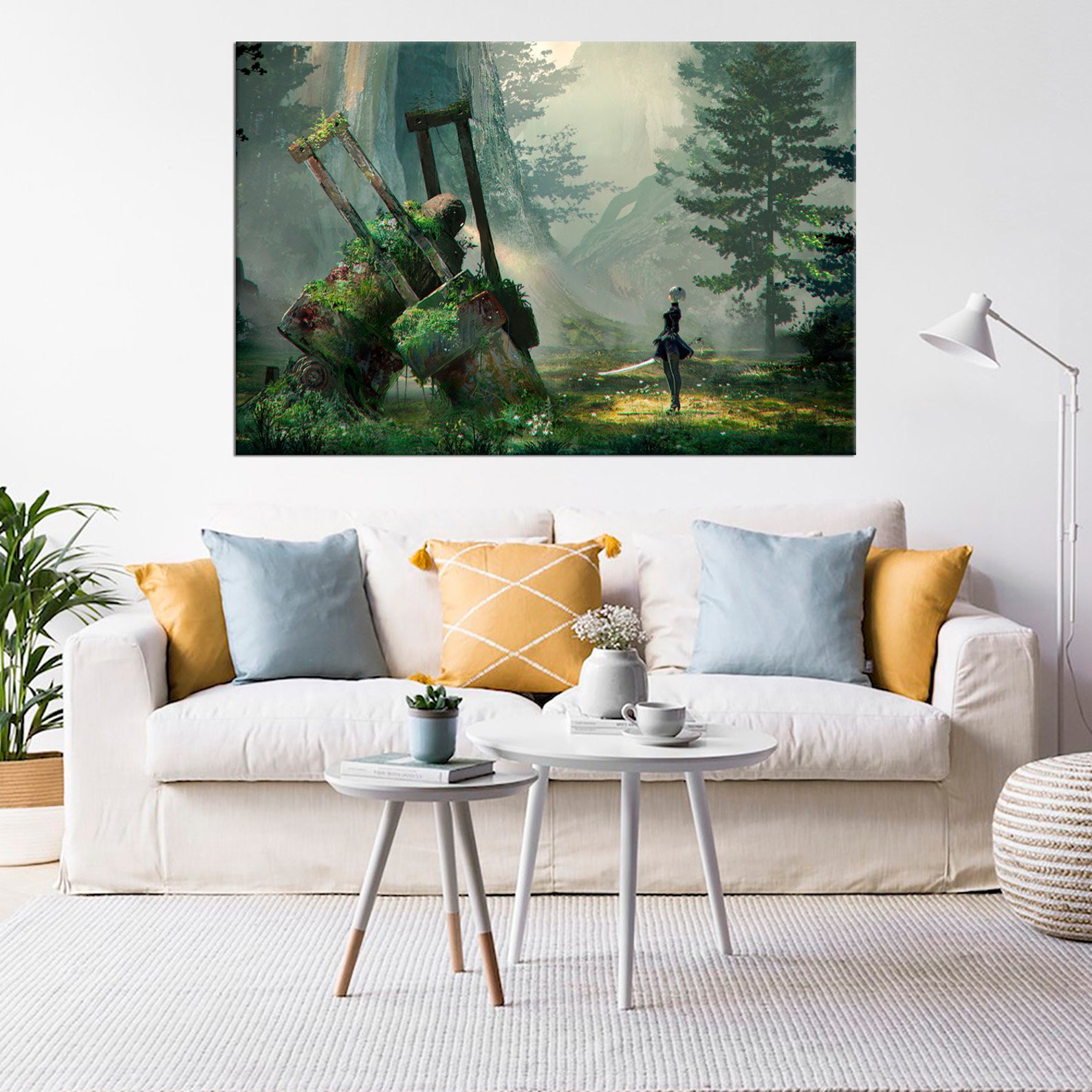 Nier Automata Wall Art Kids Room Decor Poster for Game | Etsy