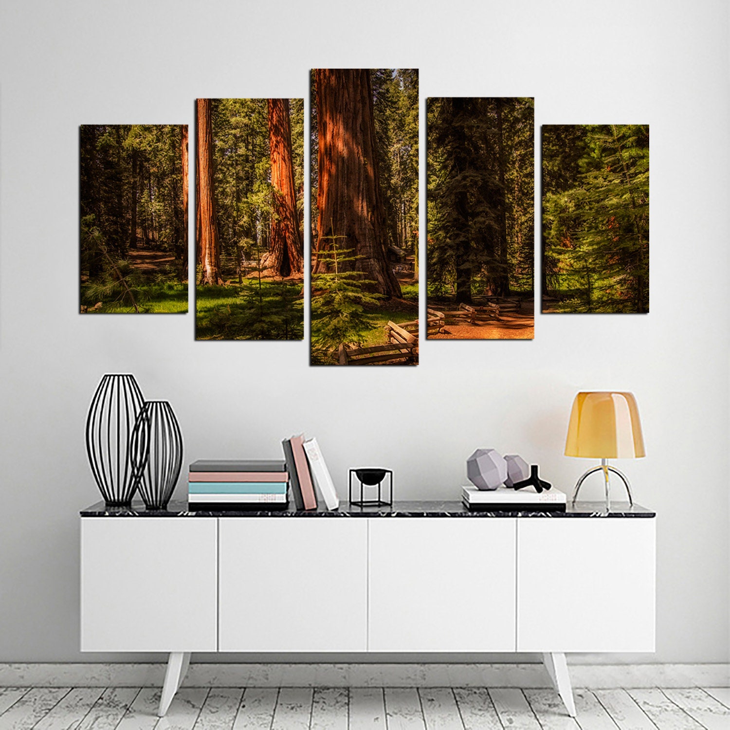 Sequoia National Park Spruce Trees Wall Art Giant Sequoia | Etsy