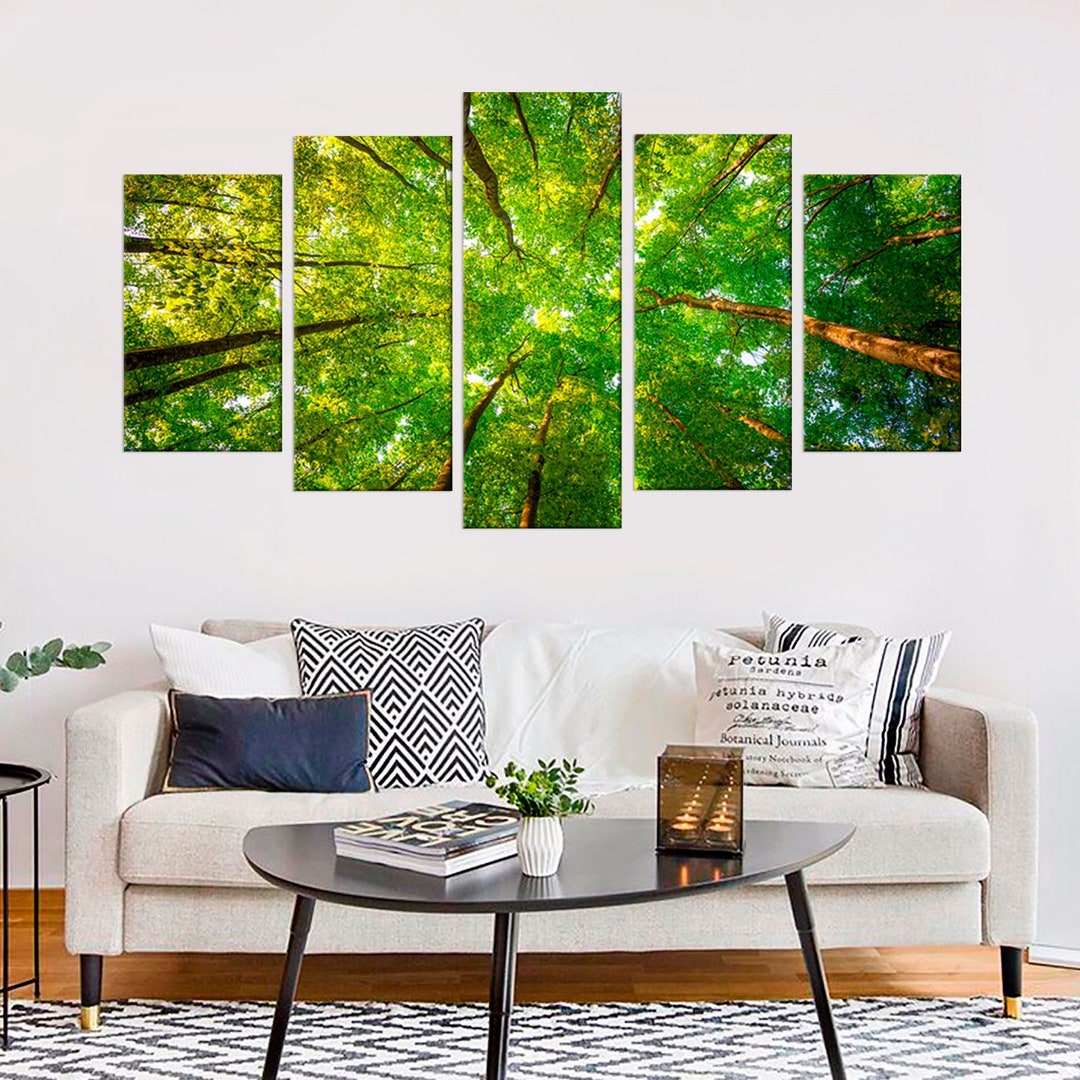 Tree Branch Wall Art, Sequoia Tree Large Wall Art, National Park Forest ...