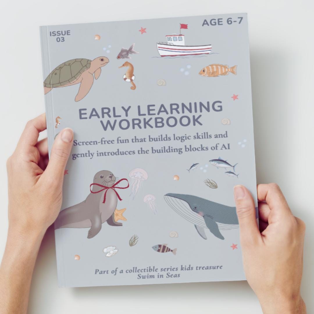 Kids Workbook Ages 6–7 | Ocean Theme Printable Activity Book PDF ...