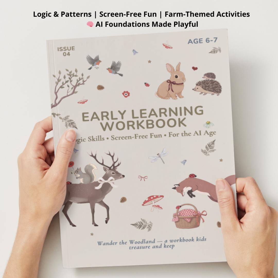 Woodland Animals Workbook Ages 6–7 | Fun Logic + Math Puzzles ...