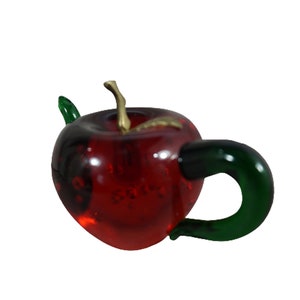 Red Handblown Glass Apple Teapot Paperweight Red Apple Teapot - Etsy