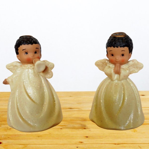 Glitter Angel Bell - Etsy