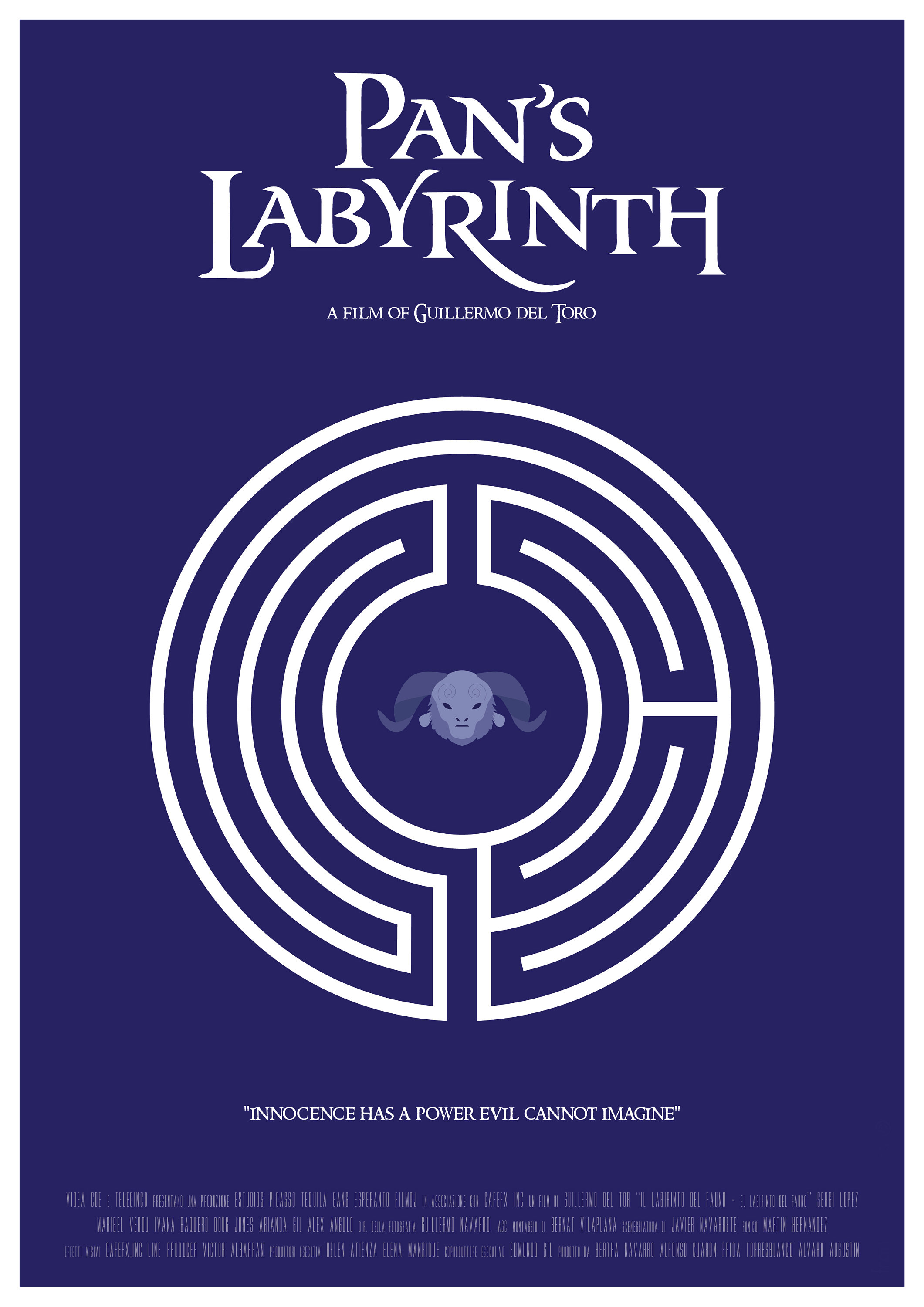 The Maze of Faun/pan's Labyrinth-guillermo Del Toro-digital Poster- - Etsy
