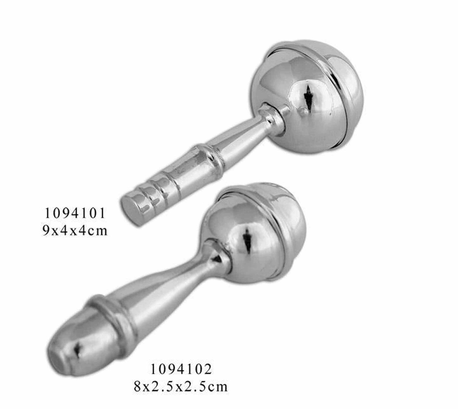 Sterling Silver One-sided Baby Rattle 9cm, Maraca, New Baby Gift, Baby ...