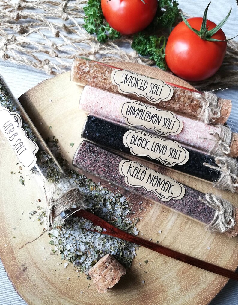 Gourmet Salt Collection Gift Set Box Sampler Pack of 5 Lava - Etsy