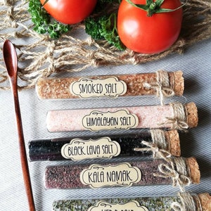 Gourmet Salt Collection Gift Set Box Sampler Pack of 5 Lava - Etsy