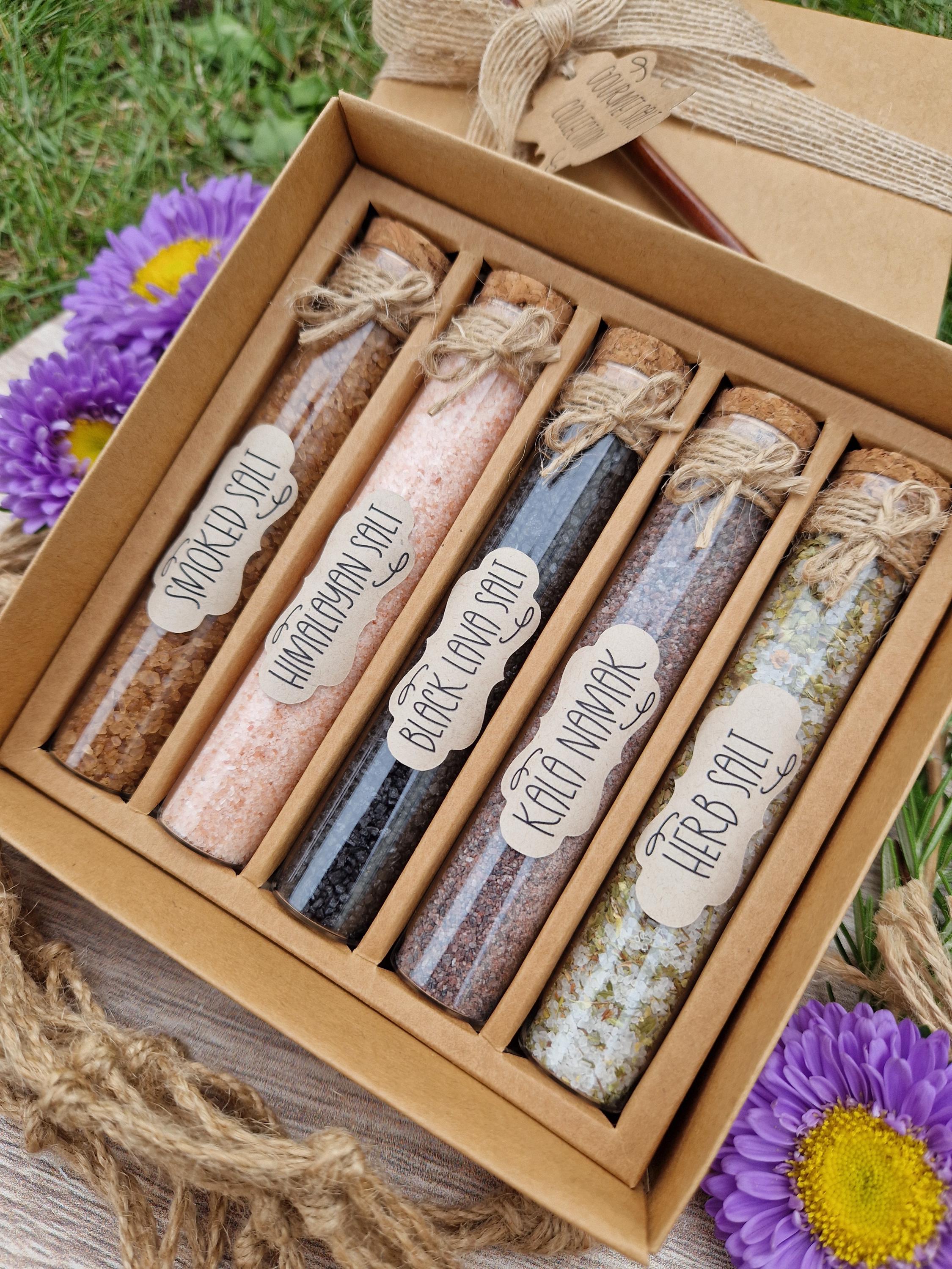 Gourmet Salt Collection Gift Set | 5 Cooking Salt Sampler - Etsy