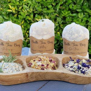 Jumbo Herbal Bath Tea Bag | Natural Oat Soak | Botanical Herbs & Petals ...