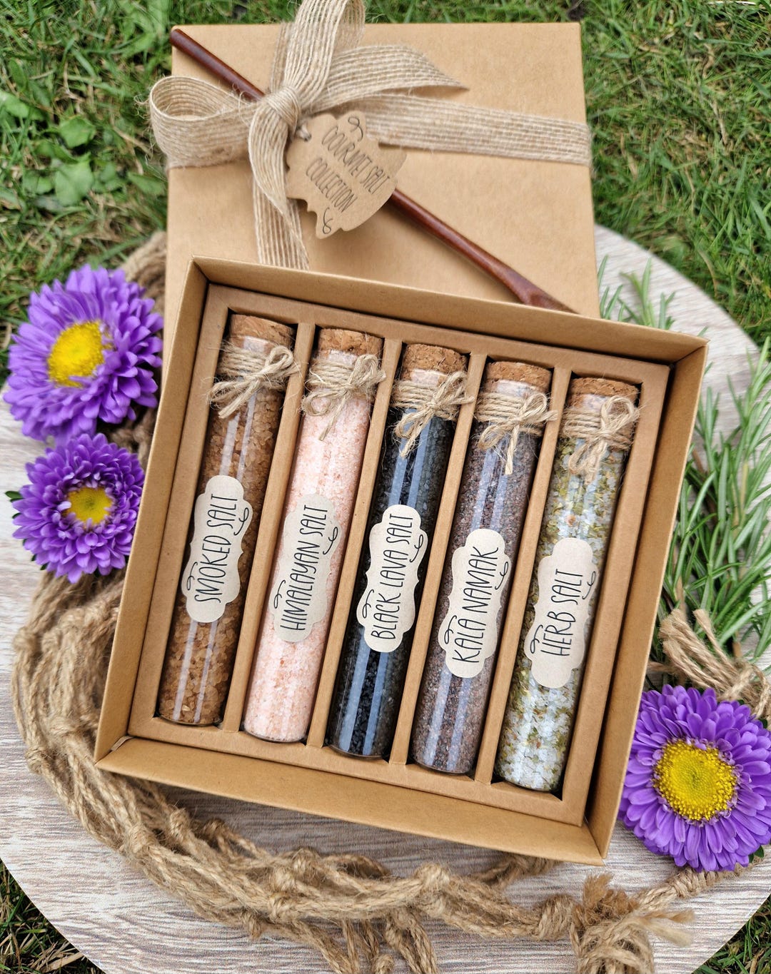 Gourmet Salt Collection Gift Set | 5 Cooking Salt Sampler - Etsy