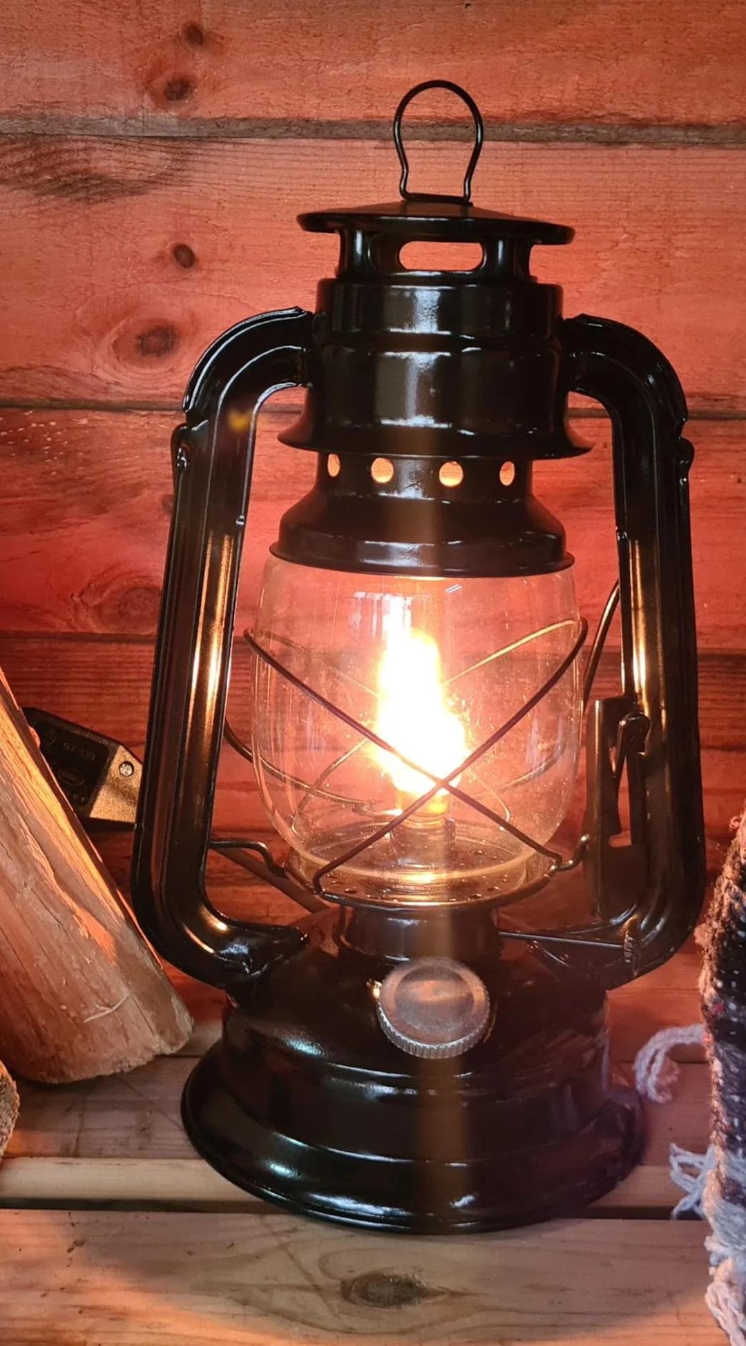 Converted Hurricane Storm Lantern Lamp 240v With Dimmer Switch - Etsy UK