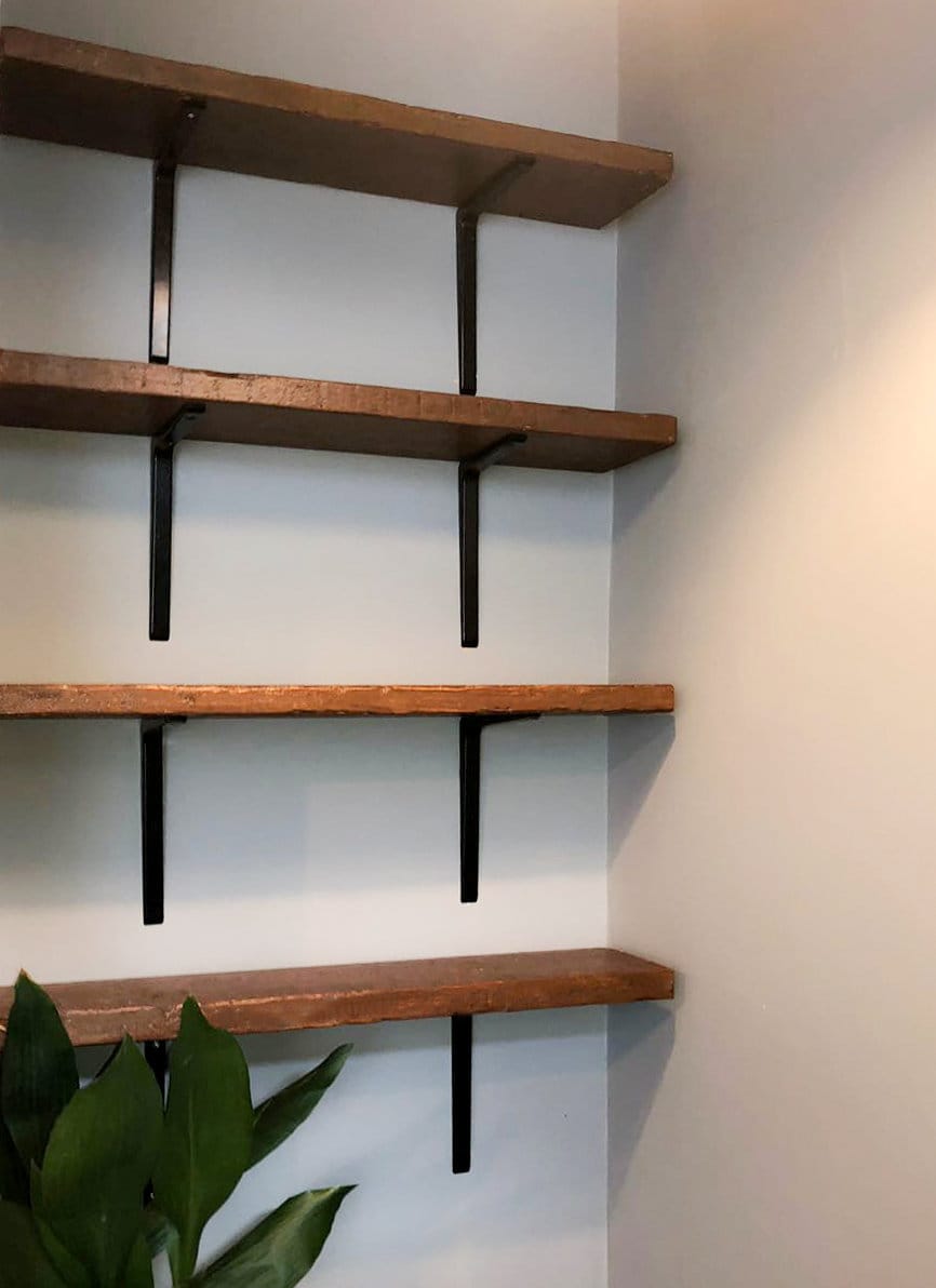 INDUSTRIAL SCAFFOLDING SHELF, Rustic Custom Made Shelving - Handmade in ...