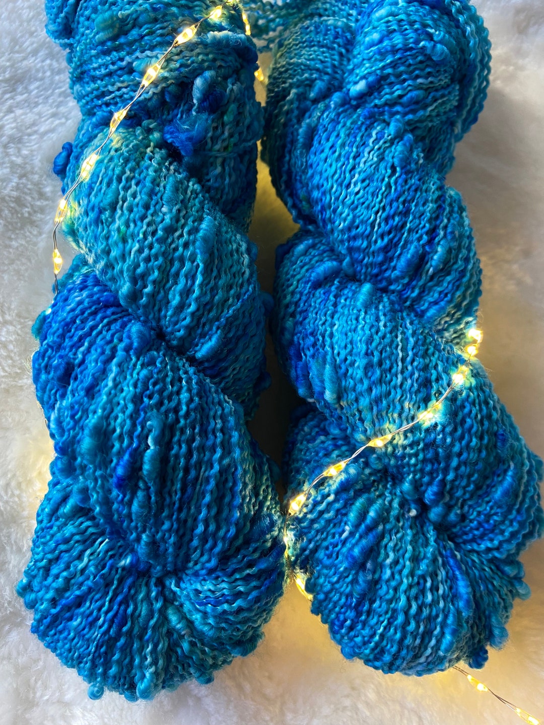 Flufy Slub. 100g 400m Hand Dyed Merino Superwash Wool - Etsy UK