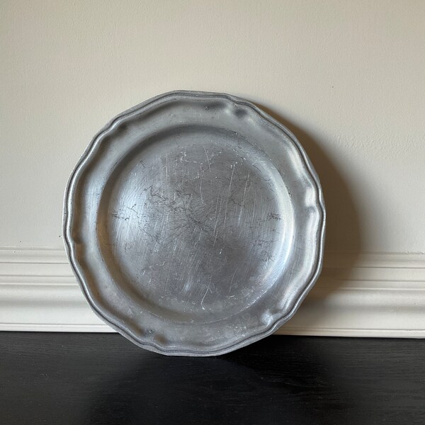 Pewter Plate - Etsy