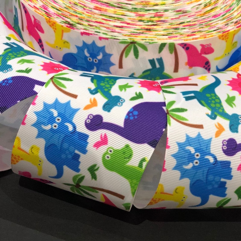 Dinosaur Ribbon - Etsy