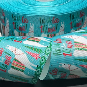 FA LA LLAMA Holiday Drama Tick Tock Cheer Grosgrain Ribbon - Etsy