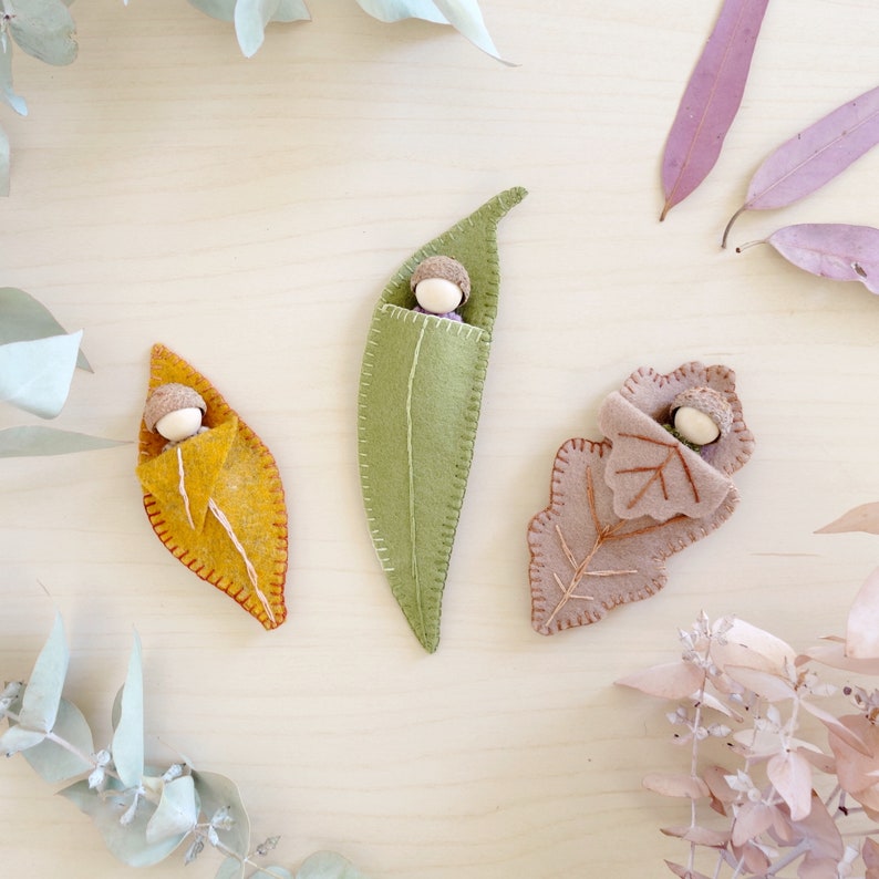 Felt Autumn Leaves Sewing Pattern – Waldorf Inspired (PDF Download) - Etsy