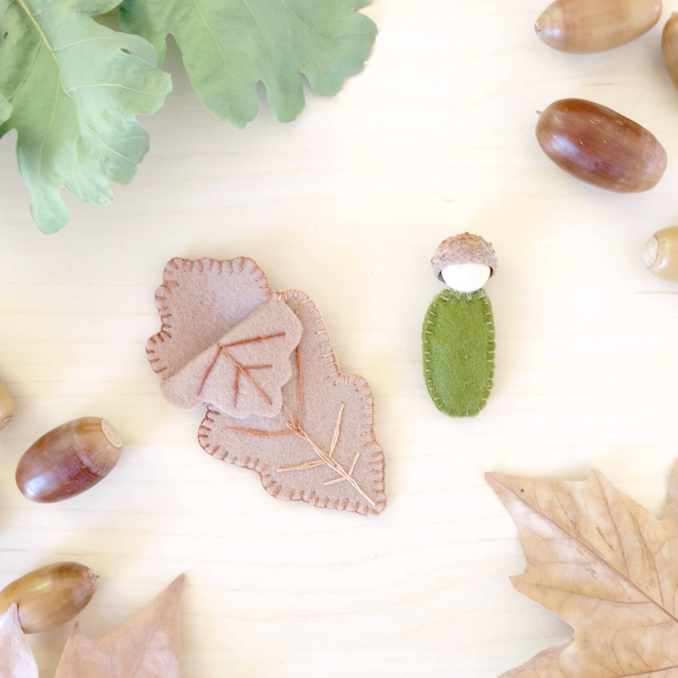 Felt Autumn Leaves Sewing Pattern – Waldorf Inspired (PDF Download) - Etsy