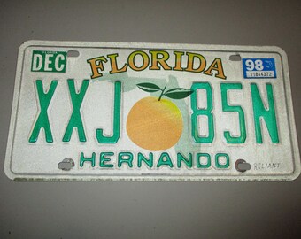Vintage Original 1980s Florida License Plate in Excellent - Etsy