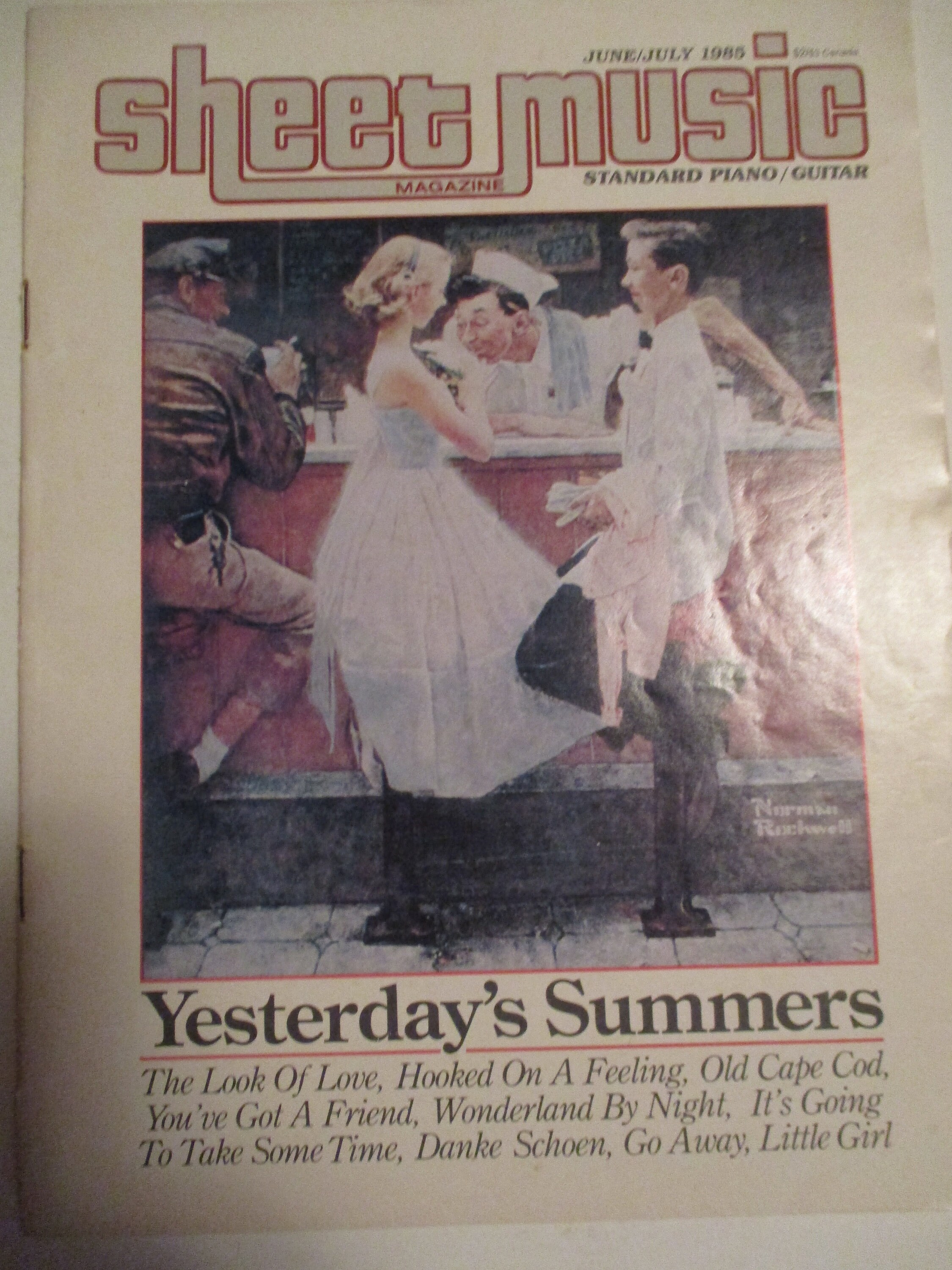 1985 Sheet Music Magazine Original Vintage June/july E002 - Etsy