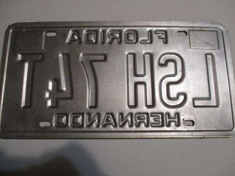 1997 FLORIDA License Plate Original Vintage L700 - Etsy
