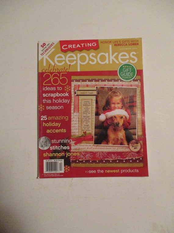 2004 Creating Keepsakes Scrapbook Magazine Holiday Edition | Etsy