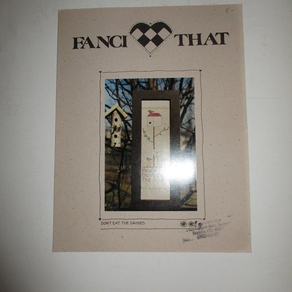 Fanci That Cross Stitch Pattern - Etsy