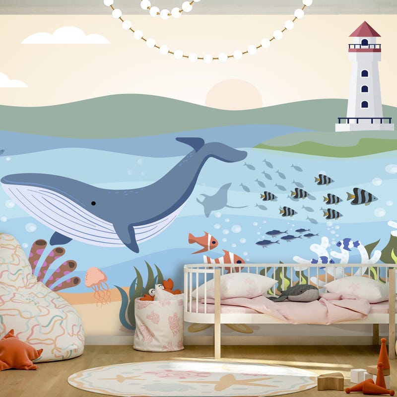 Ocean Mural Wallpaper - Etsy