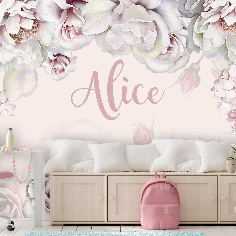 Gold Peony Wallpaper - Etsy