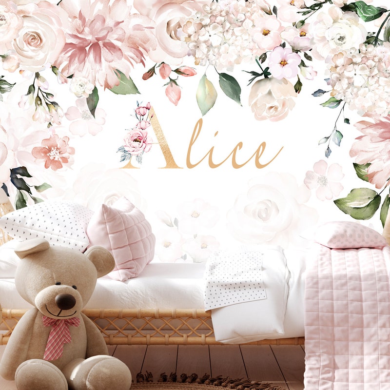 Personalized Name Wallpaper - Etsy