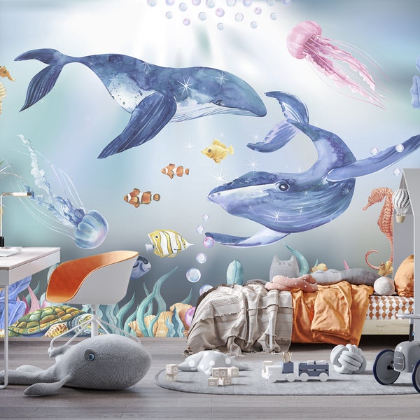 Whale Themed Room - Etsy