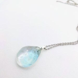 Water Ripple Raindrop Pendant Necklace / Water Ripple Iridescent ...