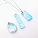 Water Ripple Raindrop Pendant Necklace / Water Ripple Iridescent ...