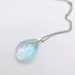 Water Ripple Raindrop Pendant Necklace / Water Ripple Iridescent ...