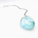 Water Ripple Raindrop Pendant Necklace / Water Ripple Iridescent ...